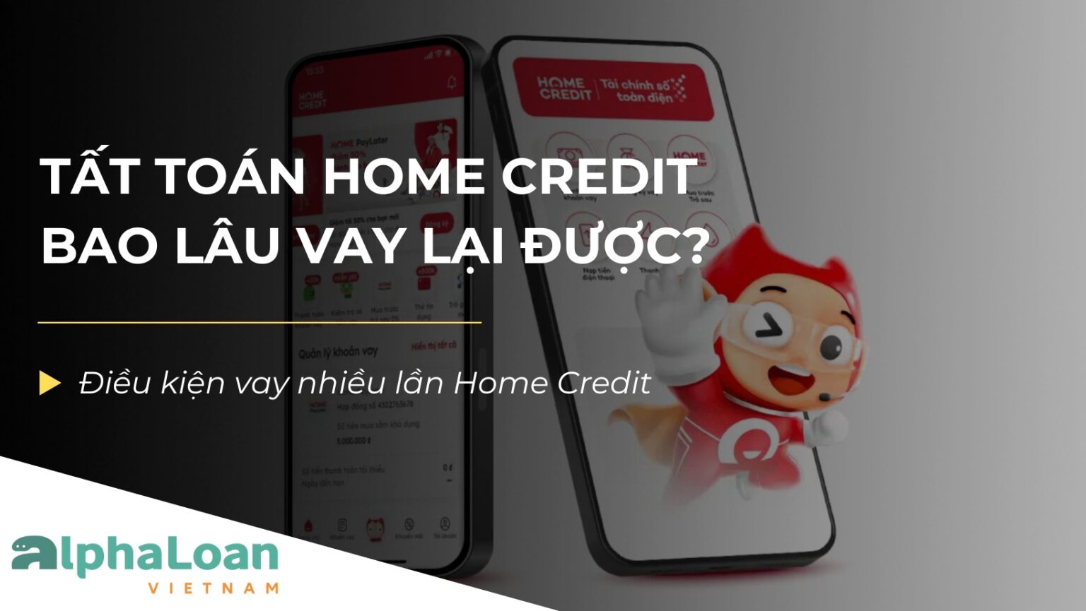 Tất toán Home Credit bao lâu vay lại được? Có giới hạn gì không?